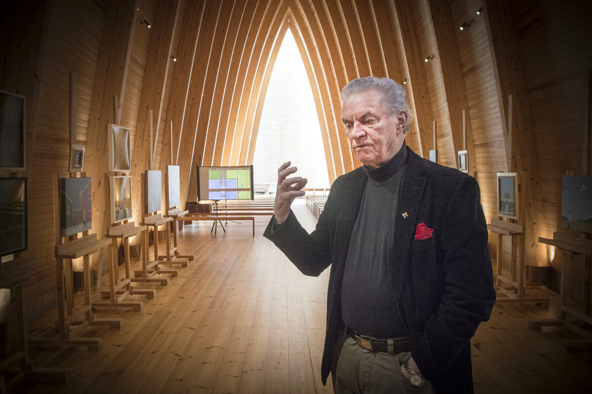 Mikael Agricolan risti taiteilija Hannu Konolalle - Kulttuuri - Aamuset