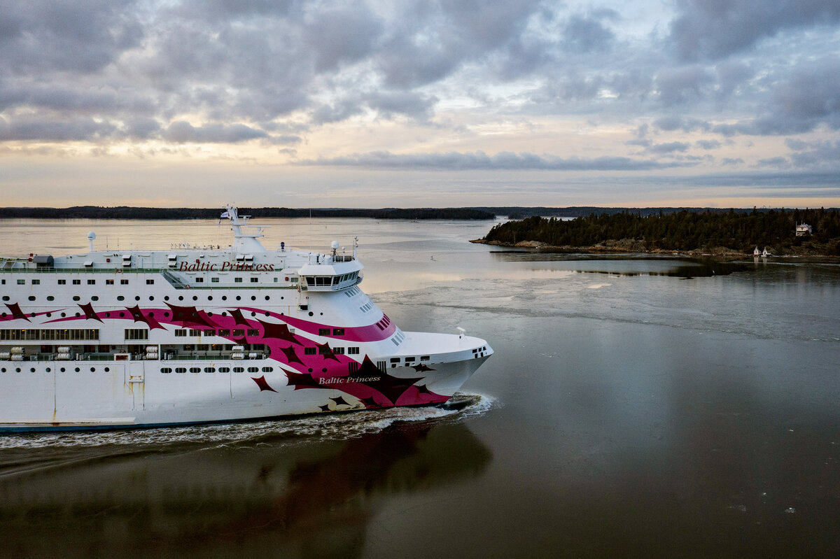 Baltic Princessin maanantain lähtö perutaan - Uutiset - Aamuset